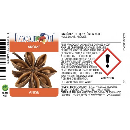 NATURAL ANISE (ANIS) -10ml FA0062